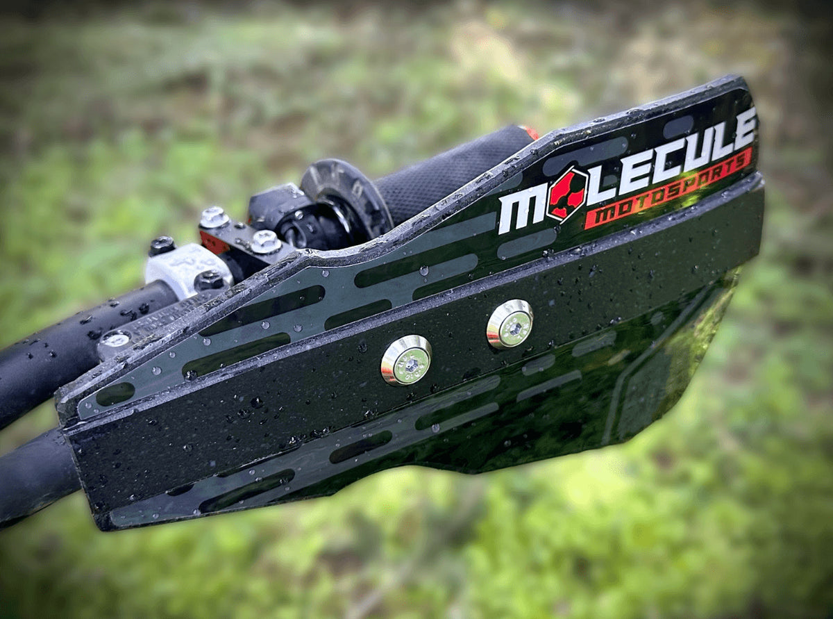 MOLECULE MOTORSPORTS HANDGUARDS | ENDURO FLAG STYLE – Taco Moto Co.