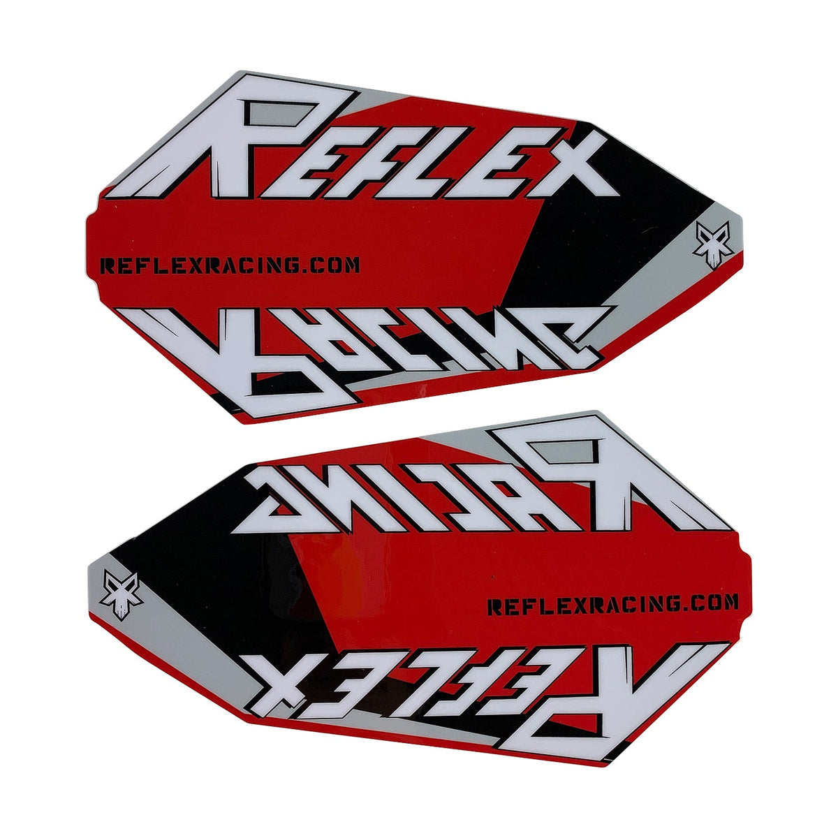 REFLEX RACING DECALS - PAIR – Taco Moto Co.